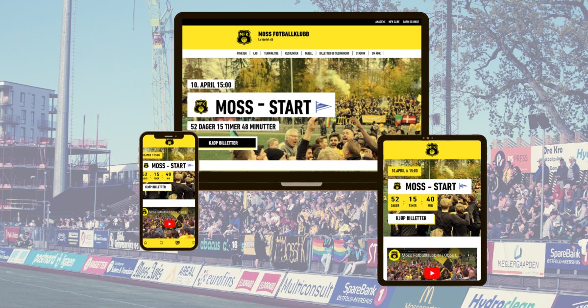 Velkommen til nye Mossfk.no / Moss FK